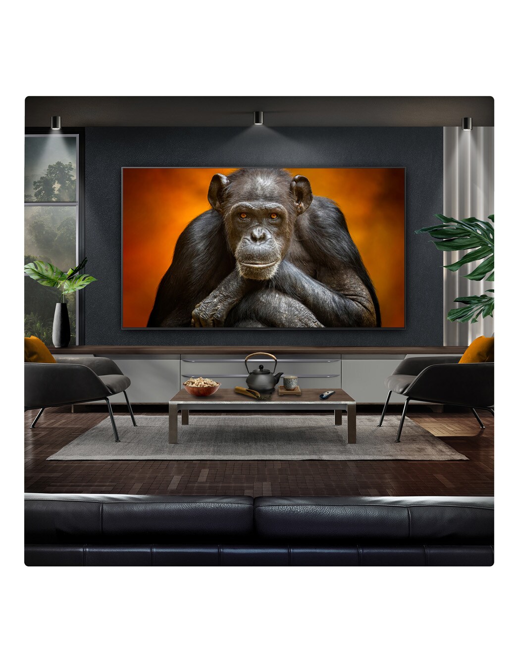 77 inch LG OLED evo AI G5 4K Smart TV 2025 - Wall mount version ...