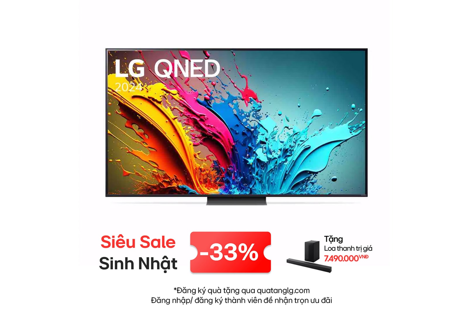 Smart TV LG QNED AI QNED86 4K 65 inch 2024 - 65QNED86TSA | LG VN