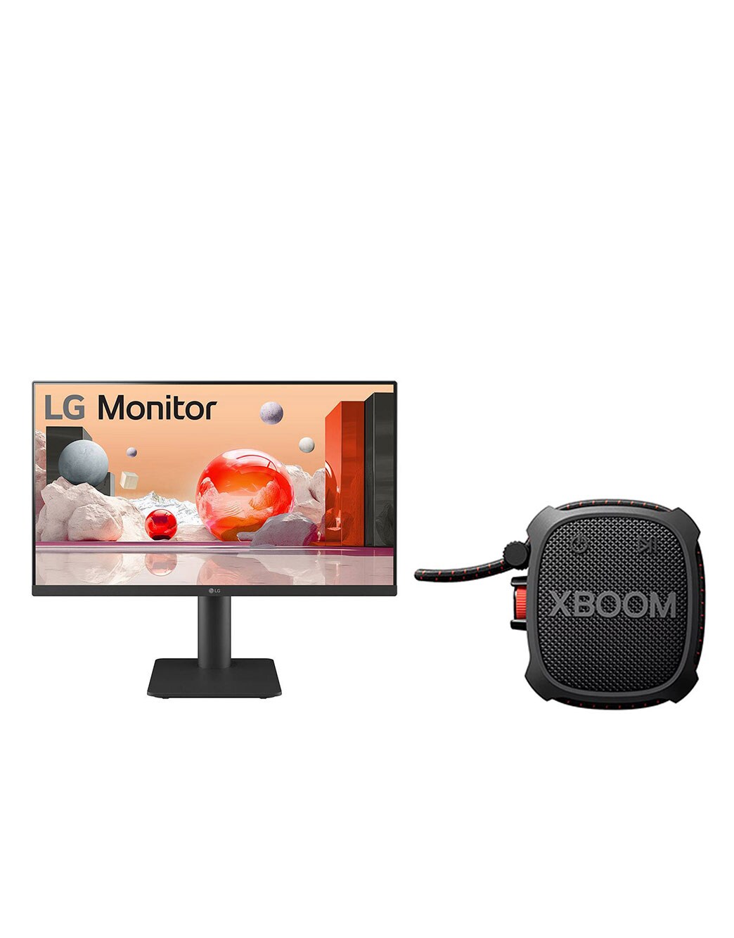 Combo Màn hình IPS Full HD 25” & Loa di động XG2TBK... - 25MS55.XG2 | LG VN
