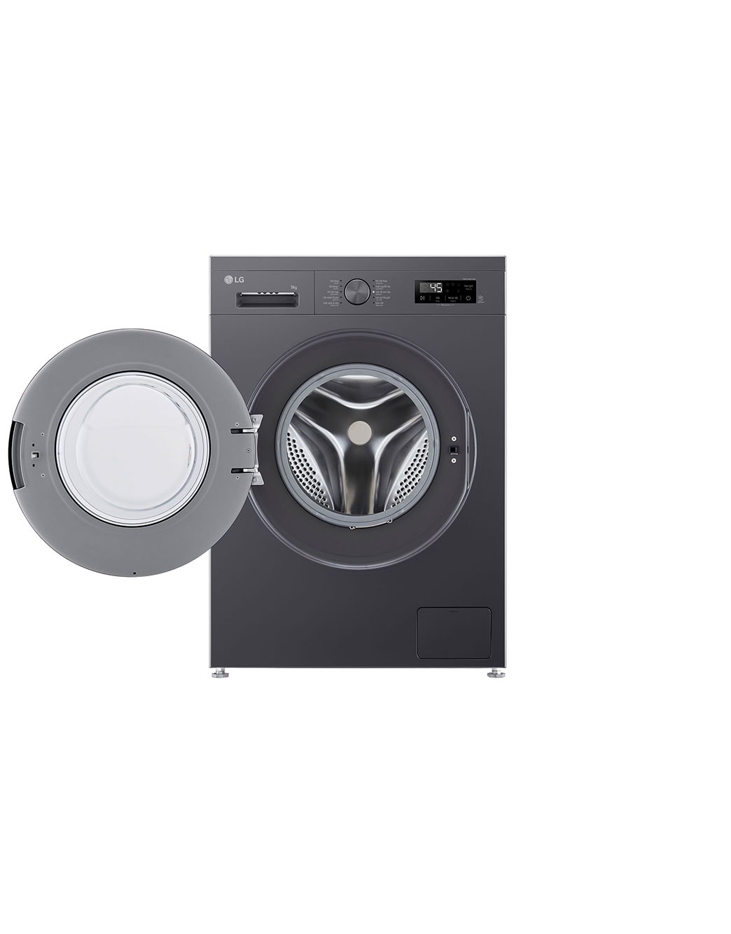 Máy giặt lồng ngang 9kg màu đen FB1209S6M | LG VN