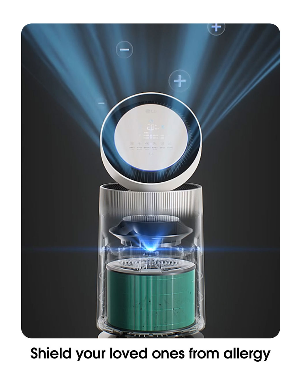 Máy lọc không khí PuriCare360 Alpha PET AS10GDBY0 | LG VN