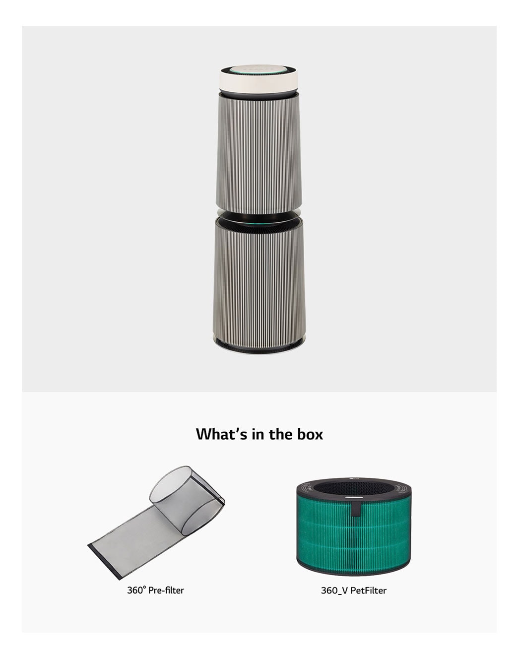 Máy lọc không khí PuriCare360 Alpha PET AS10GDBY0 | LG VN