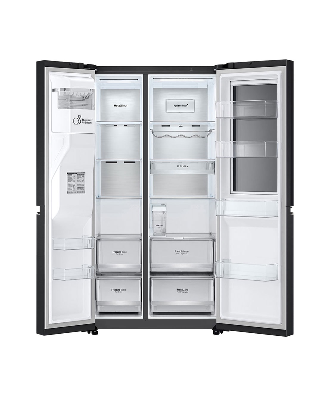 Tủ lạnh LG Instaview UVnano 635L màu đen GR-X257BL | LG VN