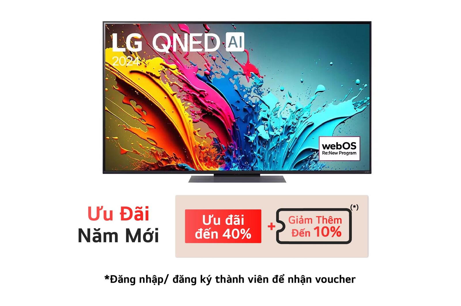 Smart TV LG QNED AI QNED86 4K 55 inch 2024 - 55QNED86TSA | LG VN