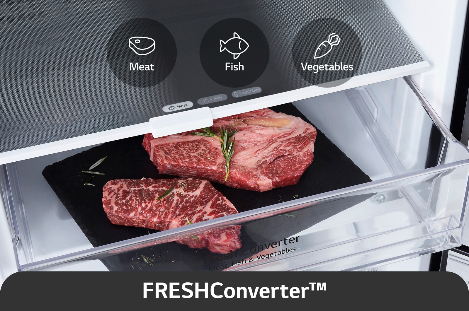 Tủ lạnh LG ngăn đá dưới màu đen 360L LBD33BLMA | LG VN