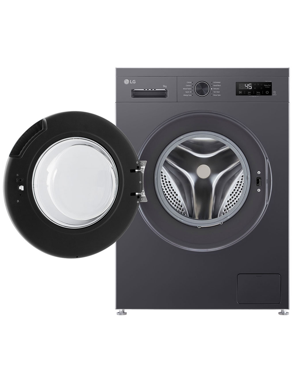 9kg Washing Machine in Middle Black - F2Y1VYP6J | LG ZA