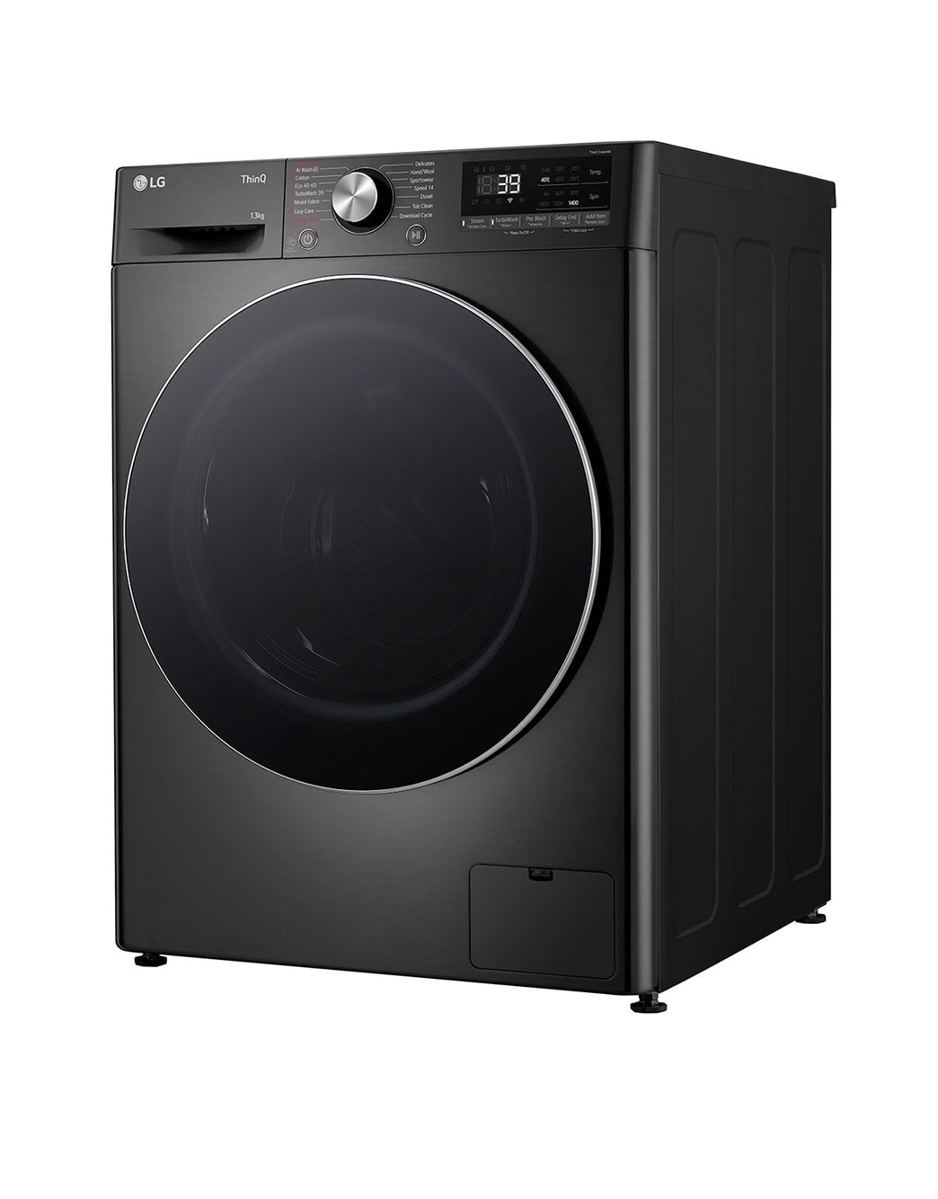 13Kg Washer with AI DD™ & Steam+™ Black - F4Y9LWP2ZB | LG ZA