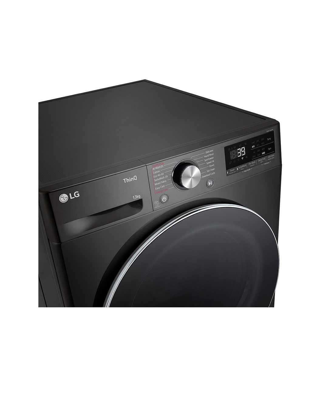 13Kg Washer with AI DD™ & Steam+™ Black - F4Y9LWP2ZB | LG South Africa
