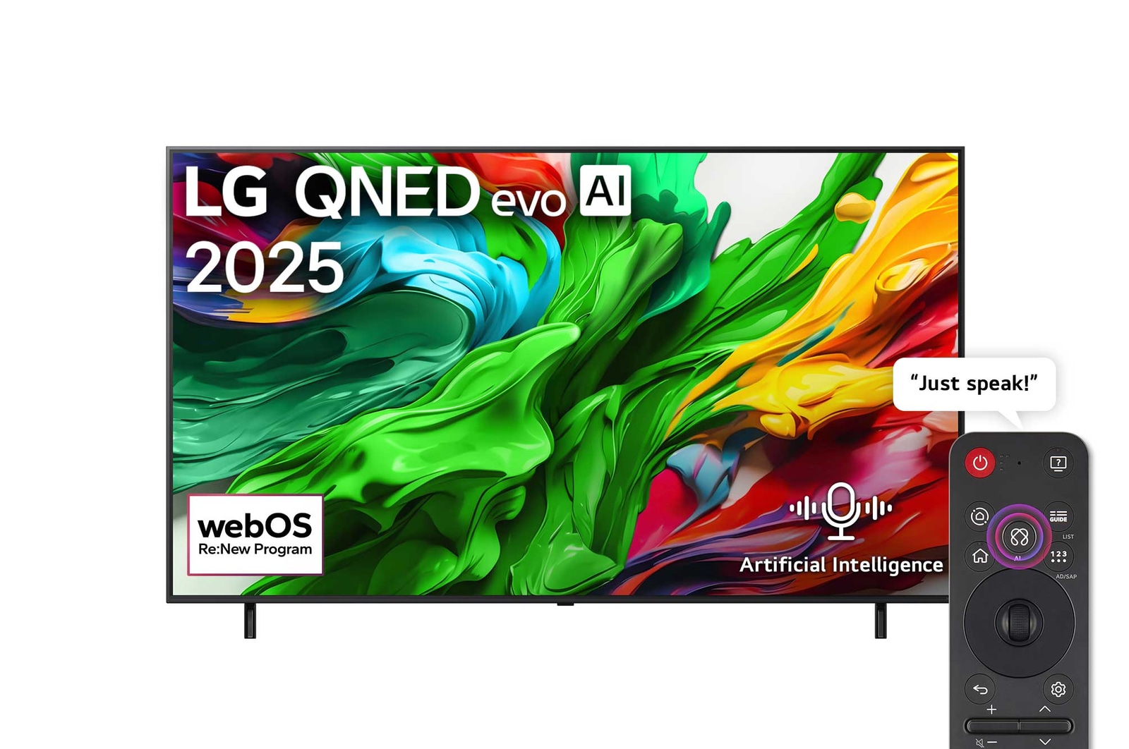 100 inch LG QNED evo AI QNED86 4K 120Hz Smart TV & Free S95TR Soundbar and Rear Speakers ...