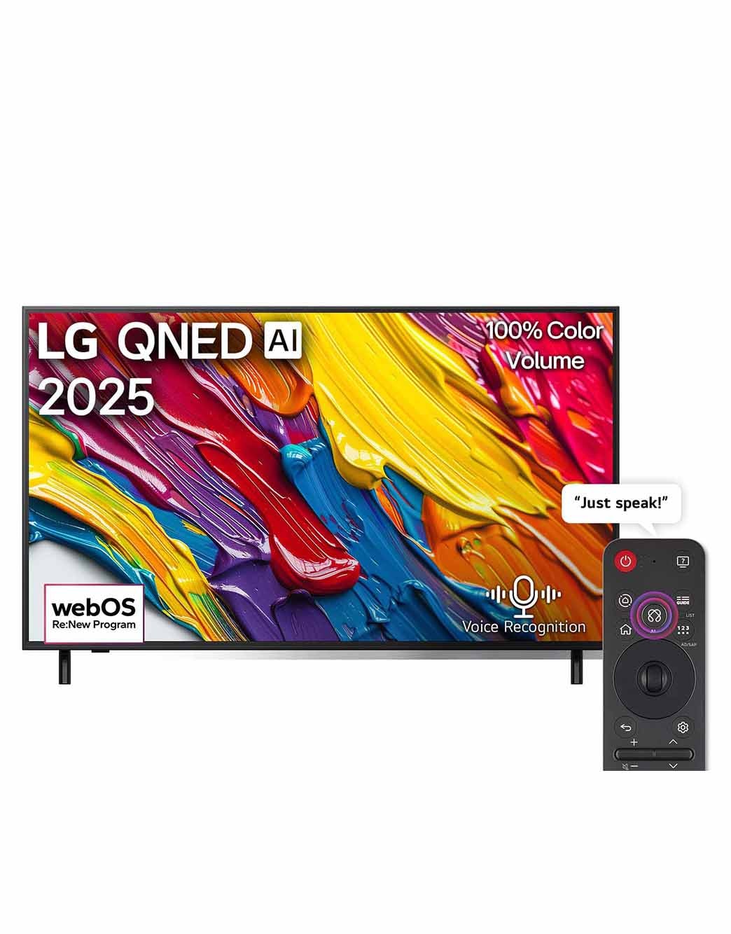 55 inch LG QNED AI QNED82 4K Smart TV AI Magic remote HDR10 webOS25 ...