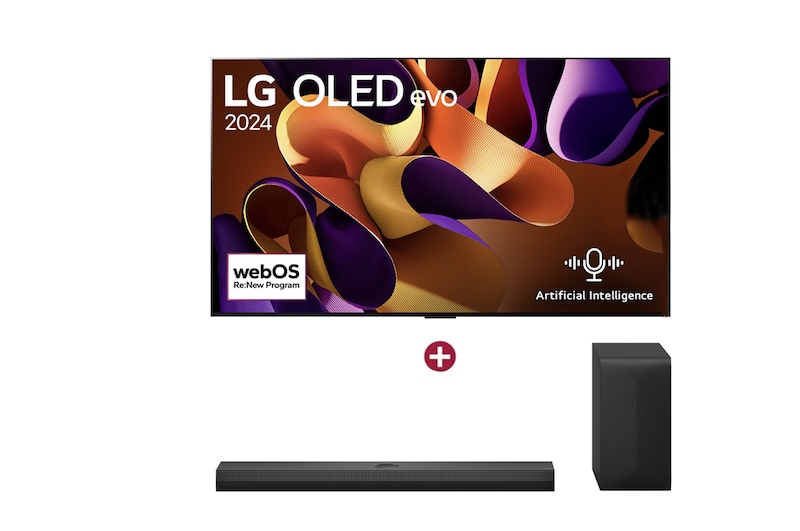 77 Inch LG OLED evo G4 4K Smart TV and S70TY Soundbar - OLED77G46LA ...