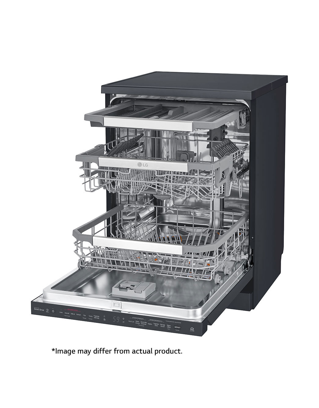 14 Place QuadWash™ Dishwasher |TrueSteam™ - DFB325HM | LG South Africa