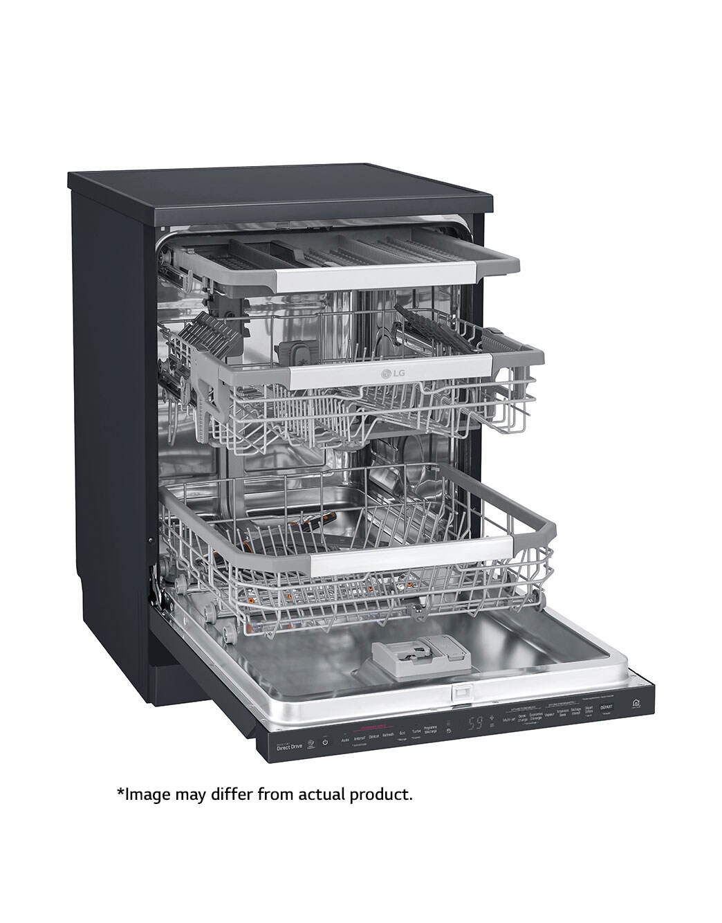 14 Place QuadWash™ Dishwasher |TrueSteam™ - DFB325HM | LG South Africa