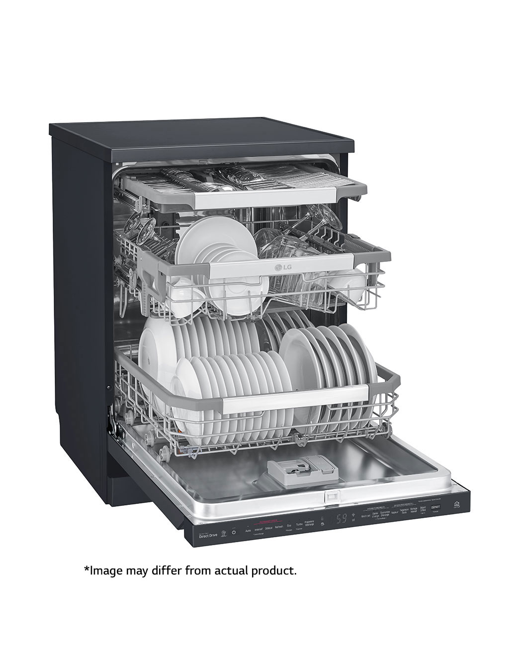 14 Place QuadWash™ Dishwasher |TrueSteam™ - DFB325HM | LG South Africa