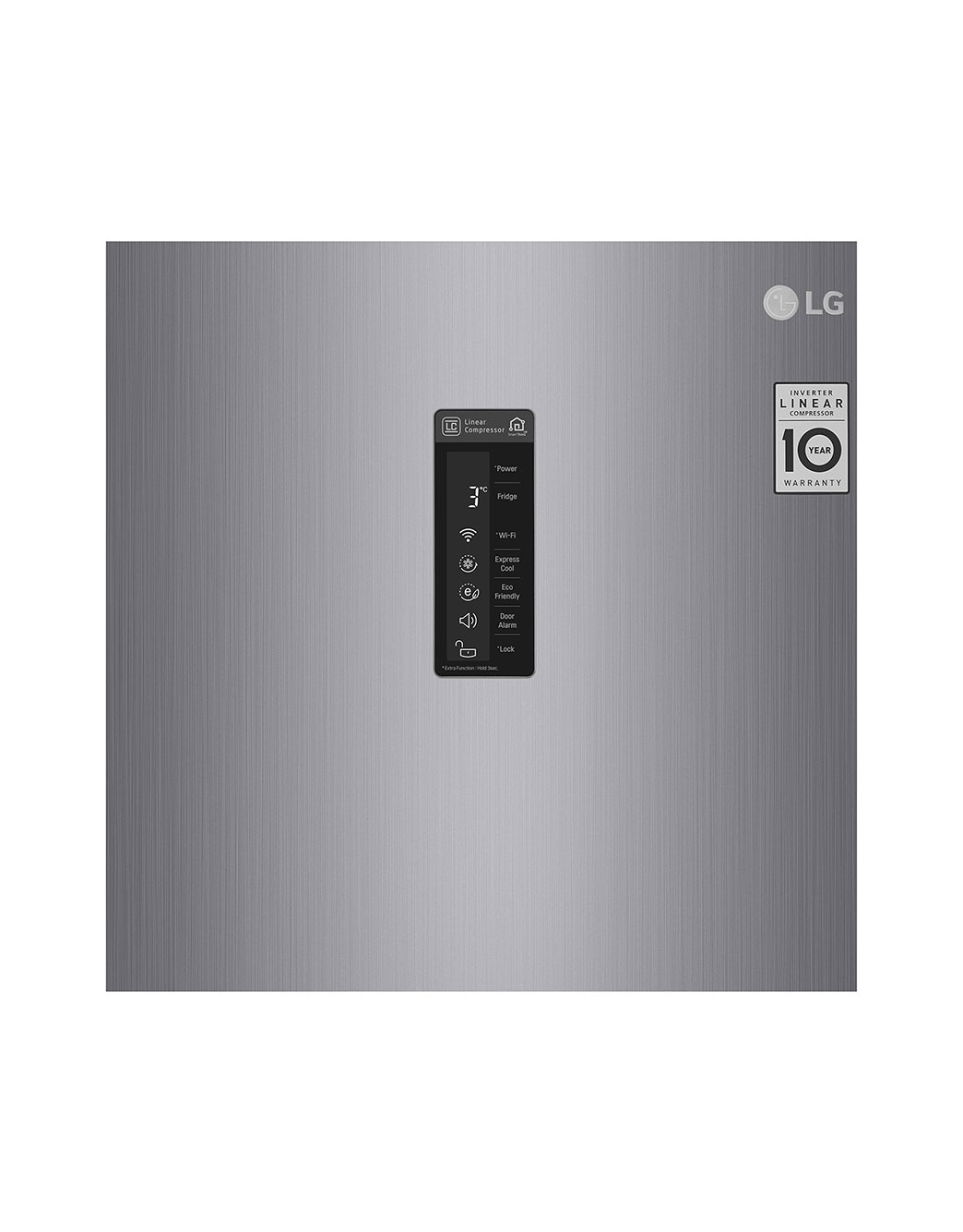 377L Platinum Silver, Larder Fridge, Inverter Linear Compressor - GC ...