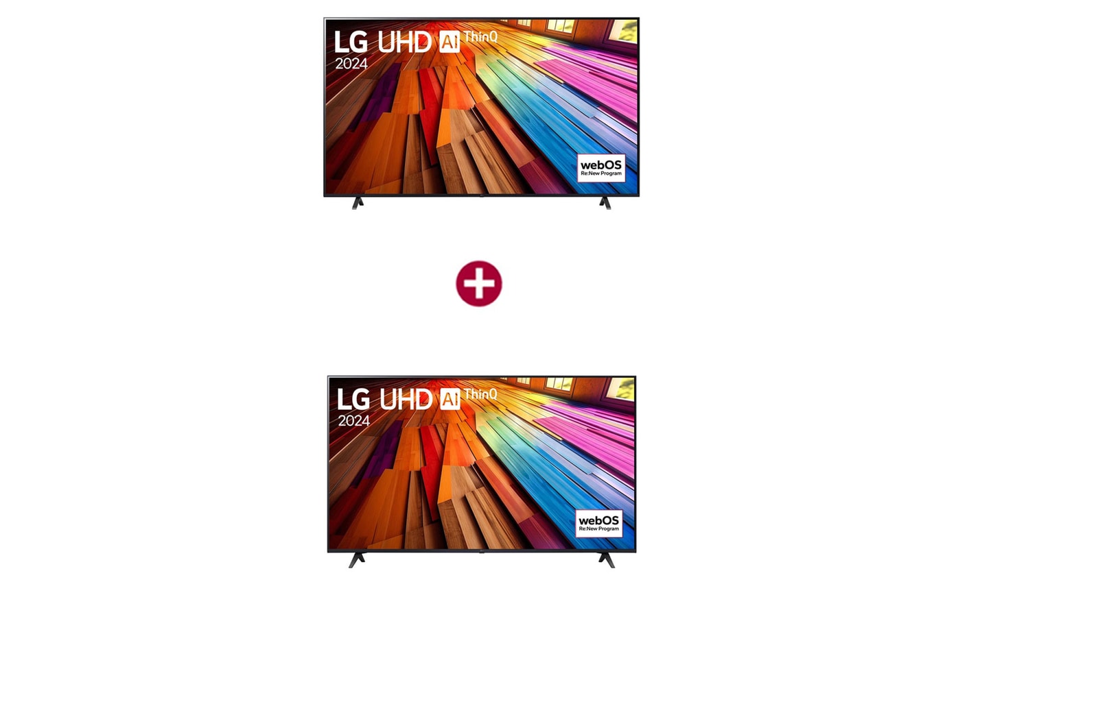 75 Inch LG UHD UT80 4K and 43 Inch LG UHD UT80 4K Smart TV Bundle ...
