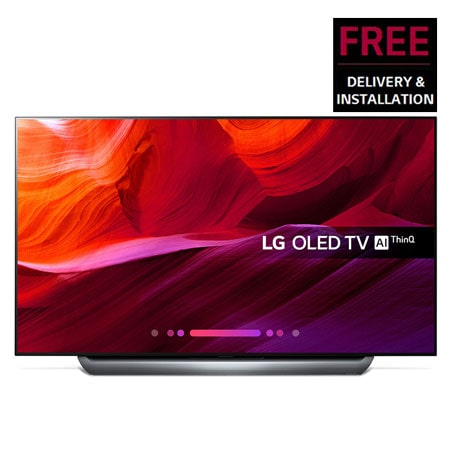 LG OLED TV 55 inch C8 Series Cinema Screen Design 4K HDR Smart TV w ...