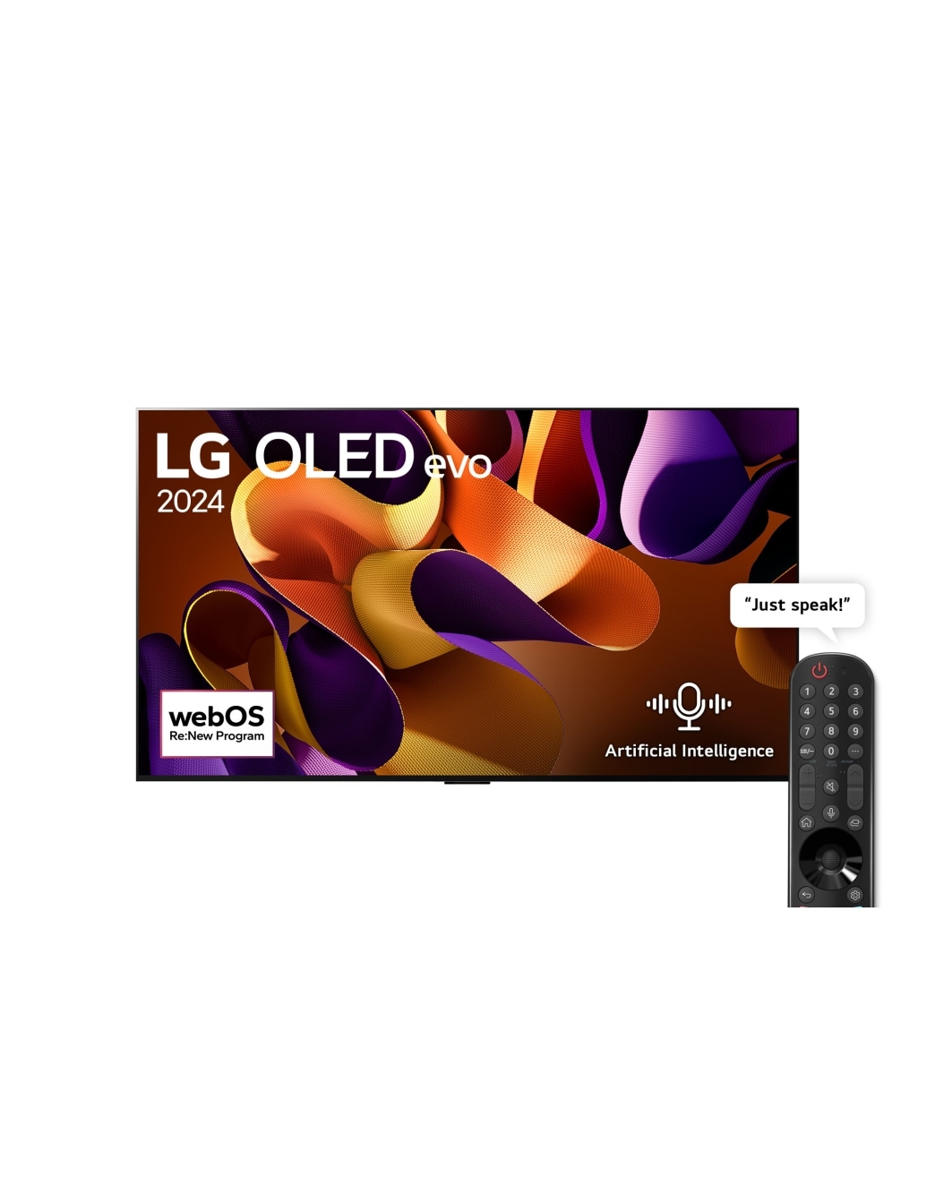 77 Inch LG OLED evo G4 4K Smart TV Dolby Vision 2024 - Wall Mount ...
