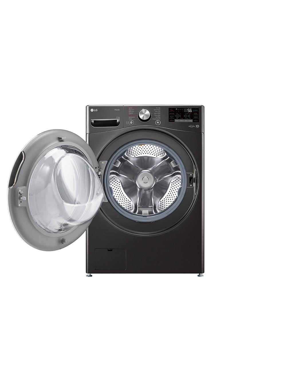 21kg Washer with AI DD™ & Steam in Black - F0P2CYV2E | LG ZA