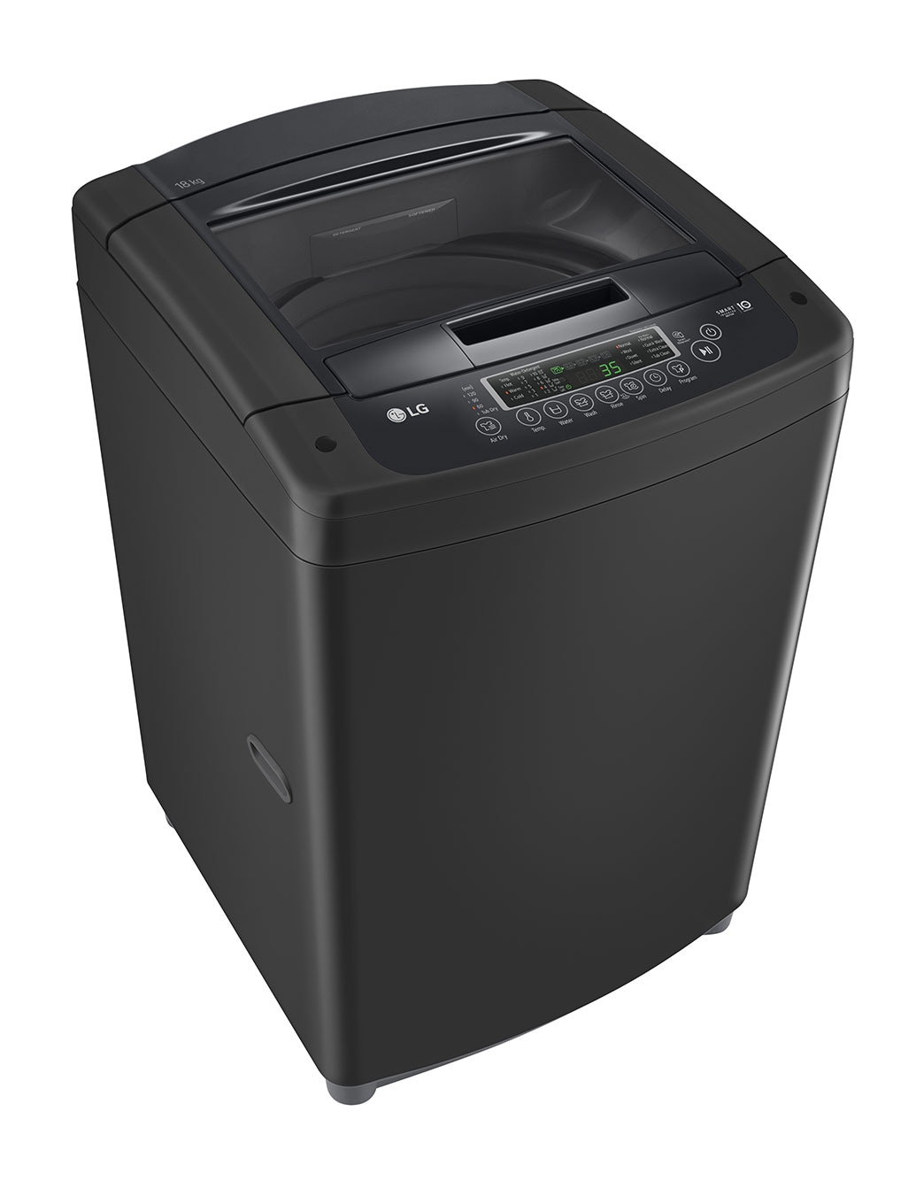 18kg Top Loader with Smart Inverter in Black Finish - T1885NEHT2 | LG ZA