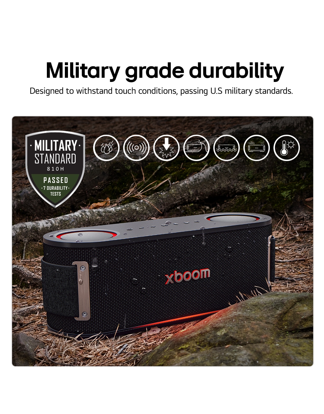 LG xboom Bounce by will.i.am | Bluetooth Speaker | xboom Signature ...