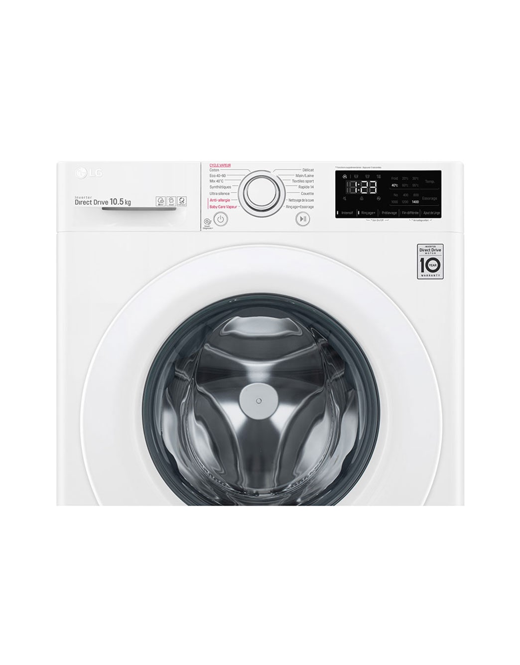 Lave-linge 10.5KG | AIDD™ | LG Algérie