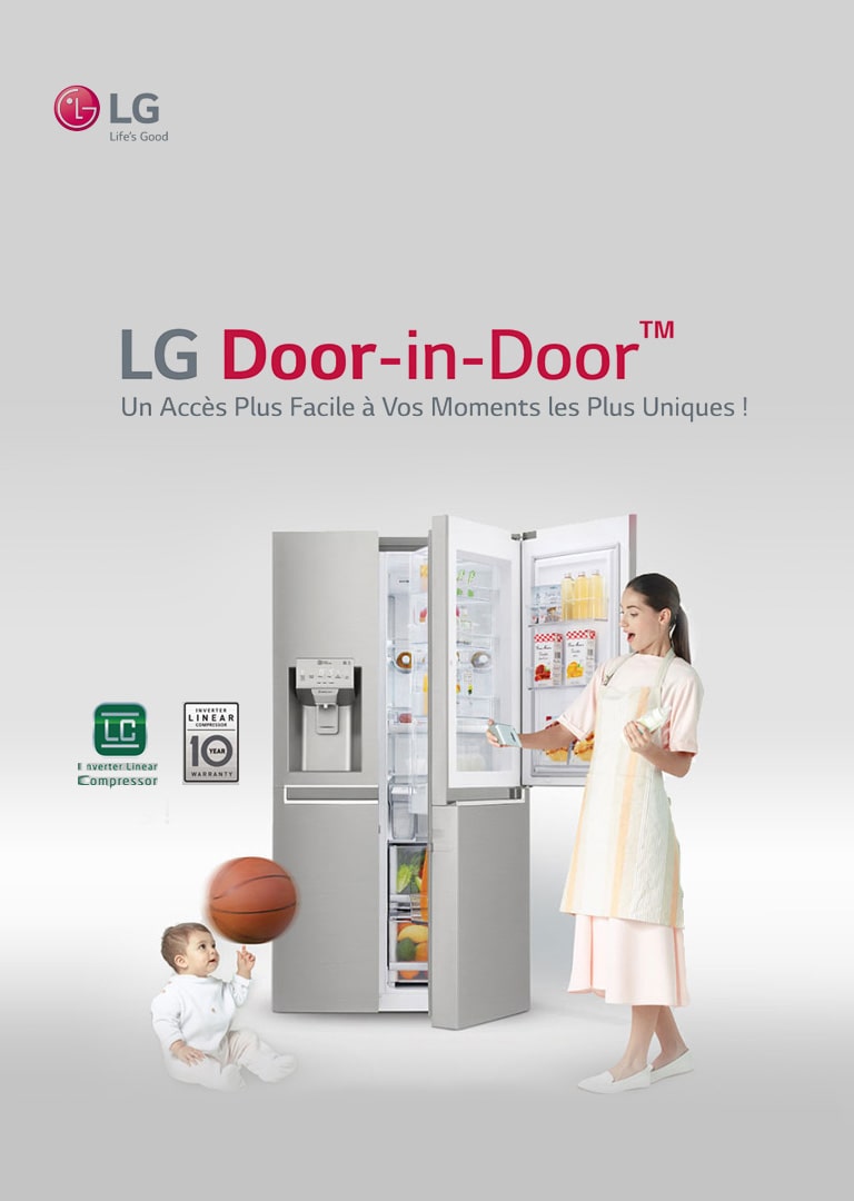 Réfrigérateurs : bruit et consommations réduits | LG Algérie