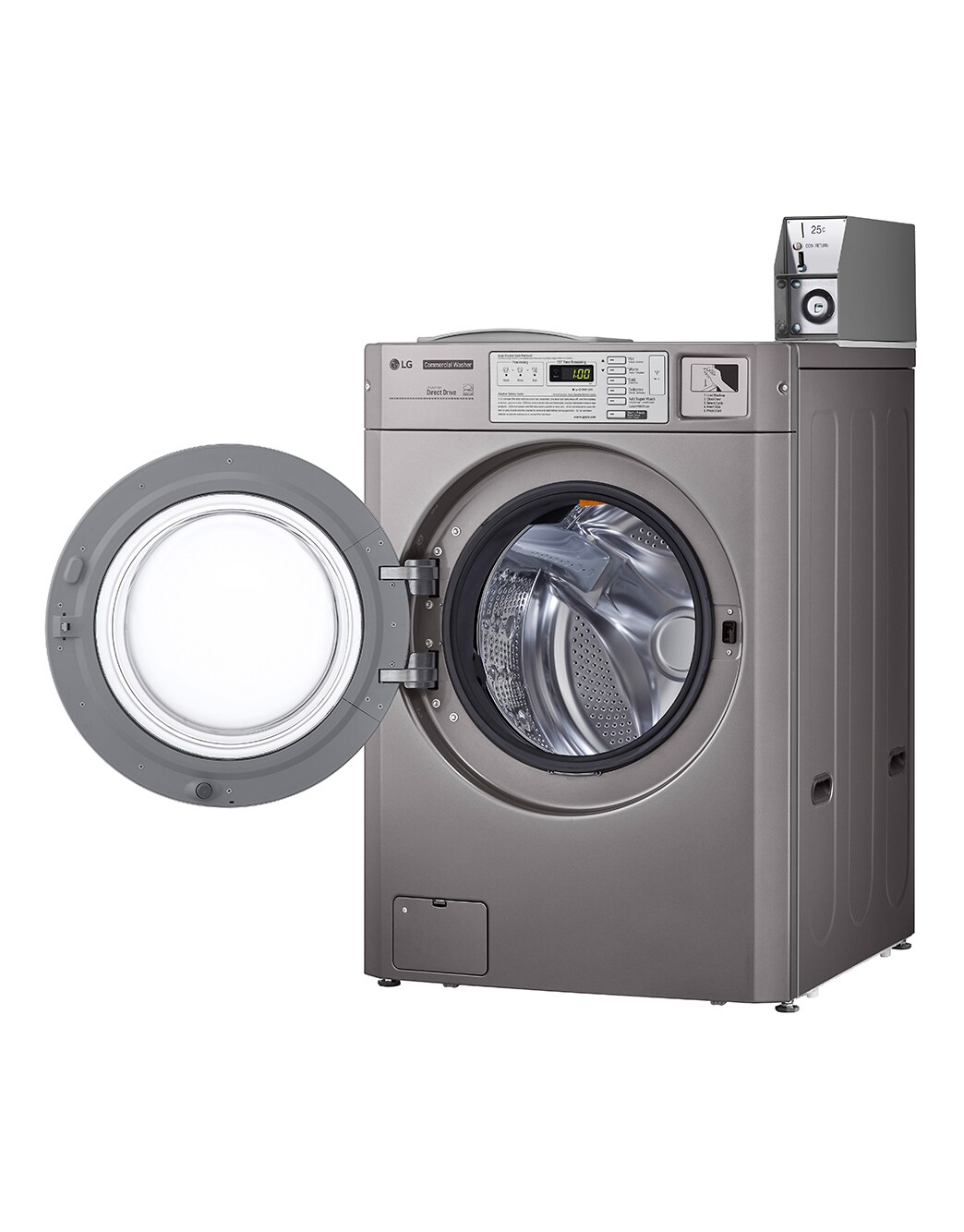 LG Giant-C Max Washer (Heater): 3.7 cu.ft Standard Capacity Frontload ...