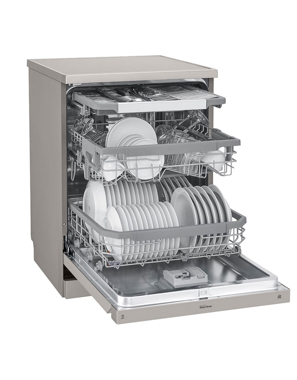 LG QuadWash™ Dishwasher: Smart Cleaning - DFB425FP | LG E.A.
