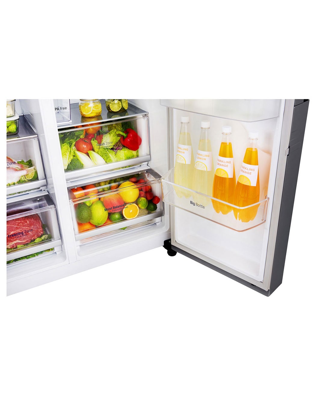 LG GC-J247SLUV Refrigerator: Stylish & Functional | LG E.A.