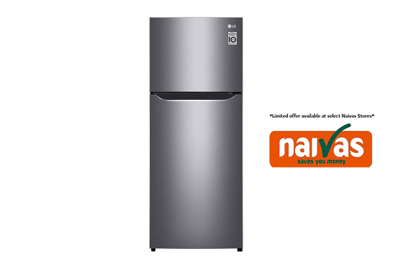 LG 187L Top Freezer Refrigerator - GN-B202SQBB | LG E.A.