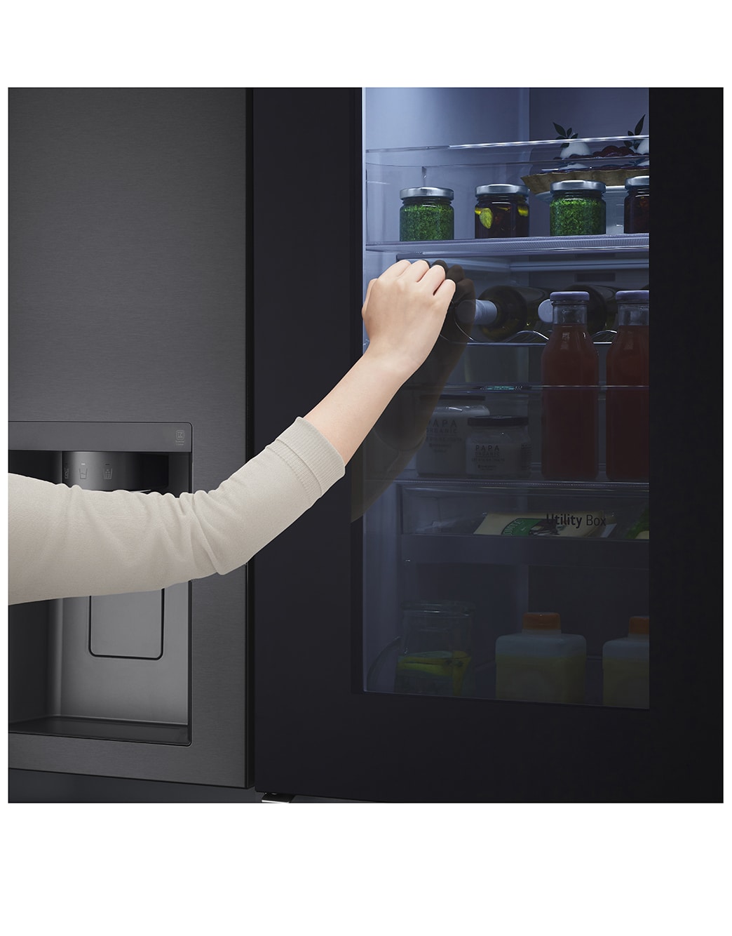 LG 635L InstaView Door-in-Door Fridge | Knock Twice See Inside | LG ...