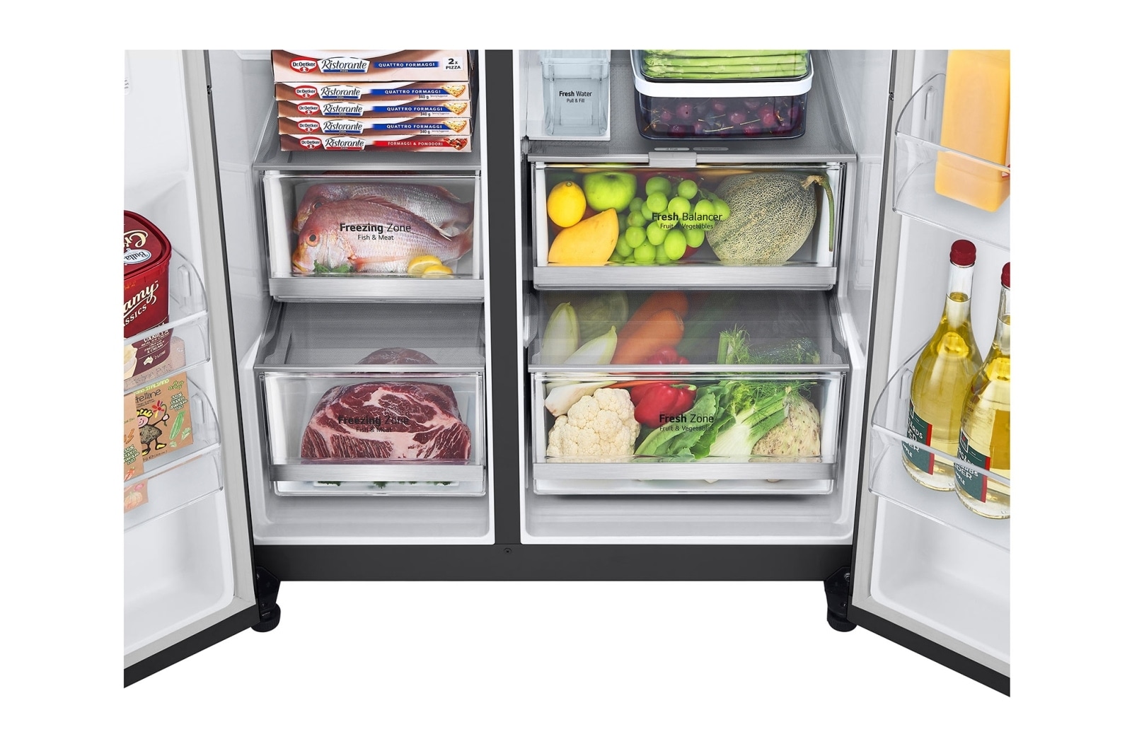 LG 635L InstaView Door-in-Door Fridge | Knock Twice See Inside | LG EA