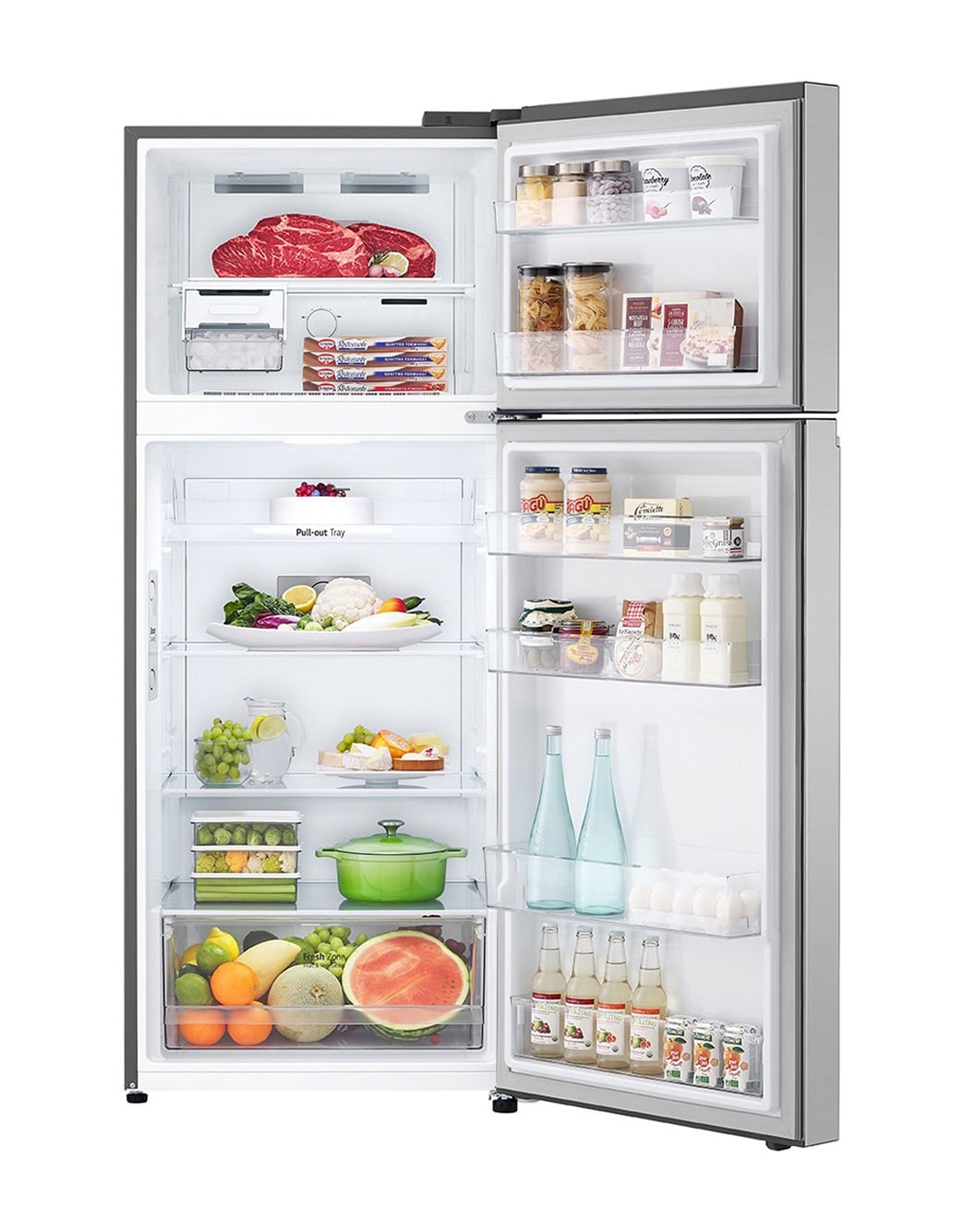LG 395L Top Freezer Fridge | Smart Inverter Compressor | LG EA