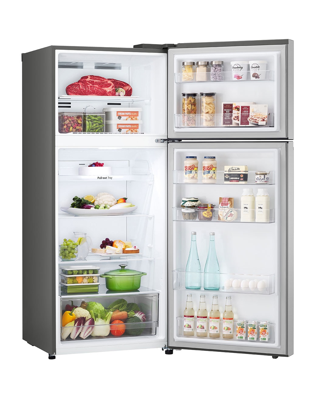 LG 410L Top Freezer Refrigerator | LINEAR Cooling™ | LG EA