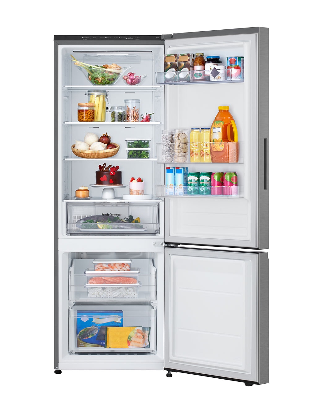 LG 335L Bottom Freezer Refrigerator | LINEAR Cooling™ | LG EA