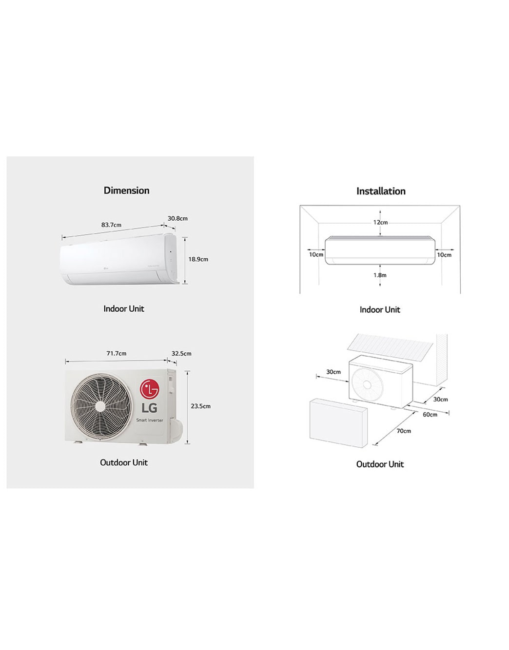 9000 BTU LG DUALCOOL™ Inverter AC | Energy Saving | LG EA