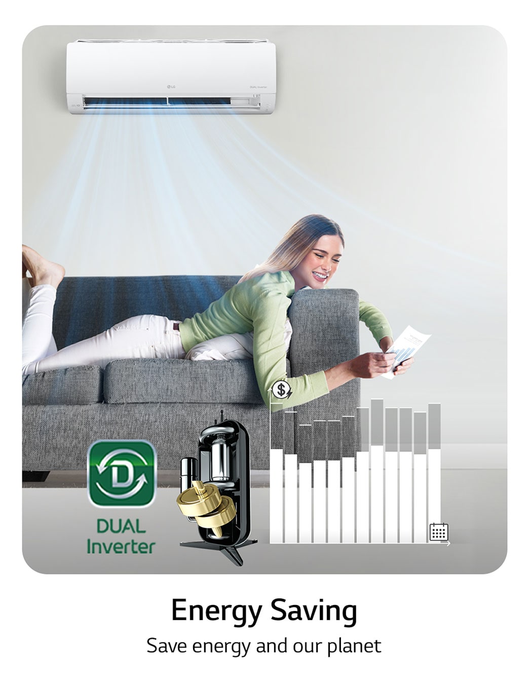 24,000 BTU Split AC: Advanced Cooling - S4-Q24K2QAL | LG EA