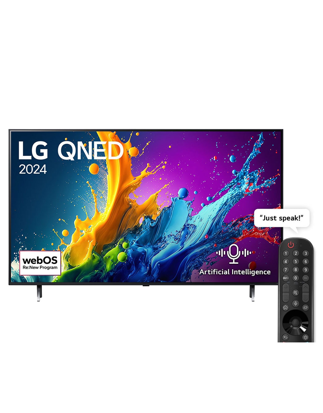 55 inch LG QNED AI QNED80 4K Smart TV 2024 | LG East Africa