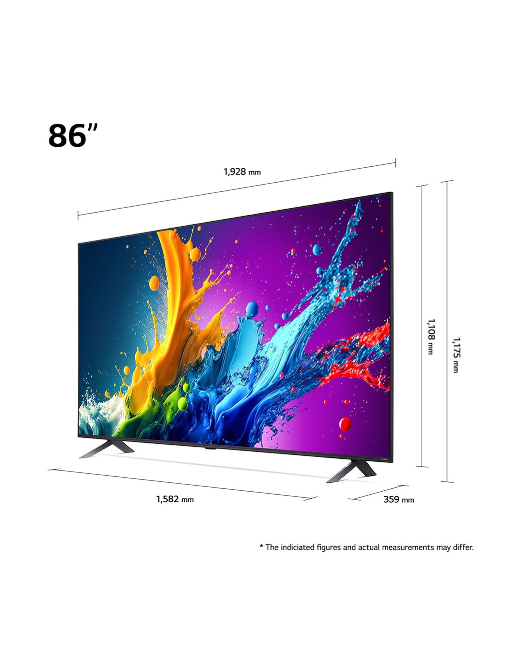 86 inch LG QLED AI QNED80 4K Smart TV 2024 | LG East Africa
