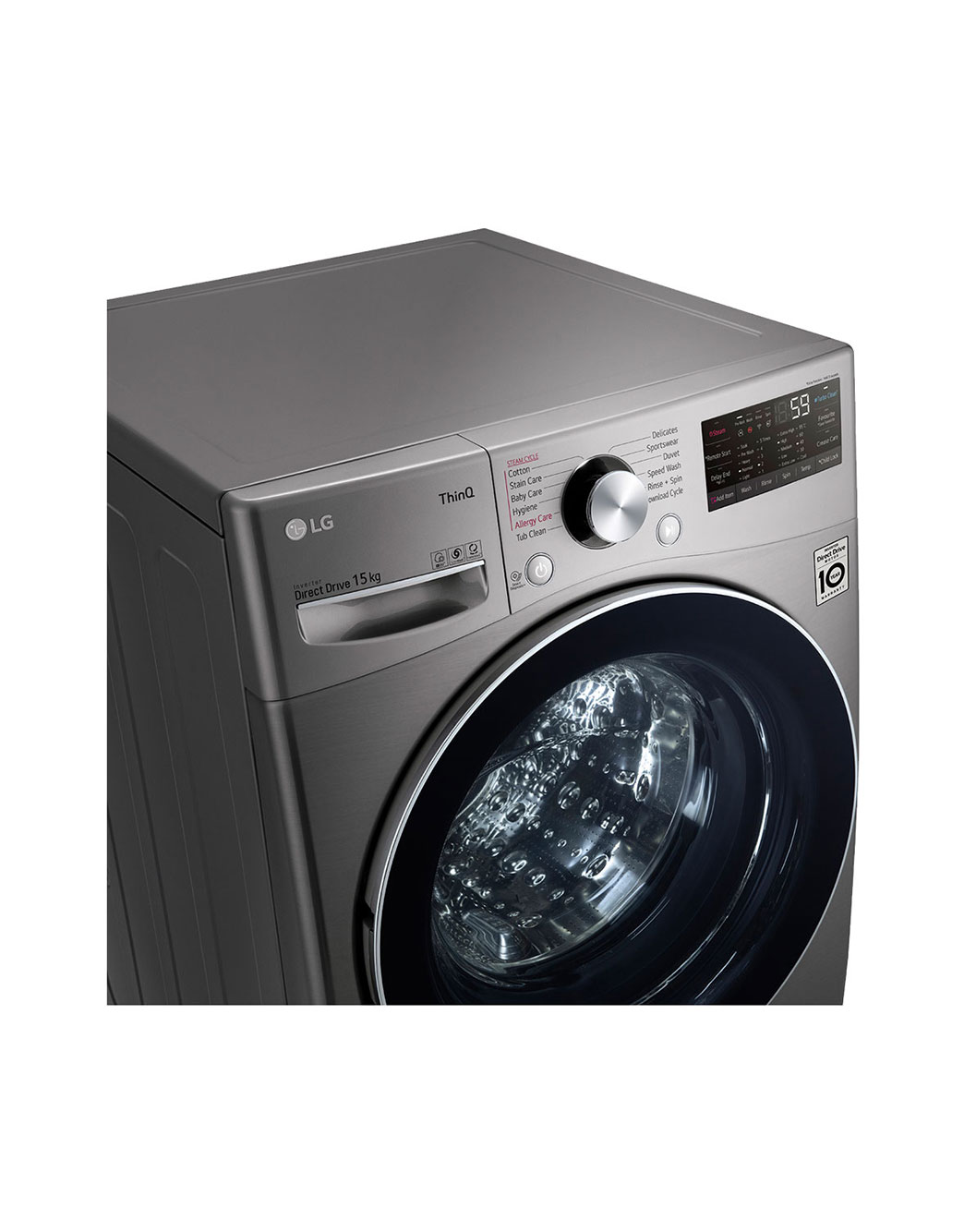 LG 15KG Front Load Washer | AI DD™ | ThinQ™ | LG East Africa