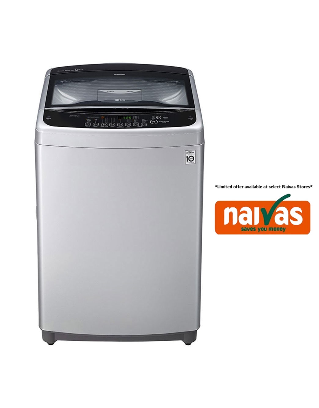 LG 12kg Top Load Washing Machine - T1288NEHGE | LG E.A.