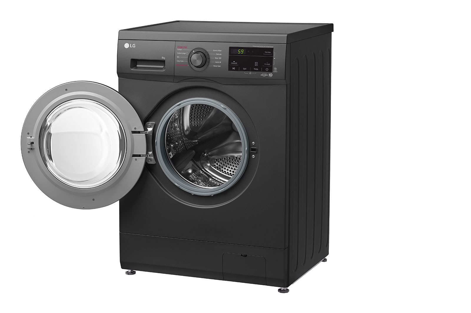 LG 8kg Front Load Washing Machine | Middle Black | LG East Africa
