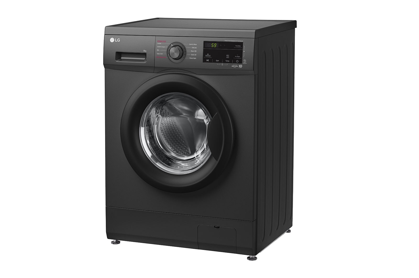LG 8kg Front Load Washing Machine | Middle Black | LG East Africa