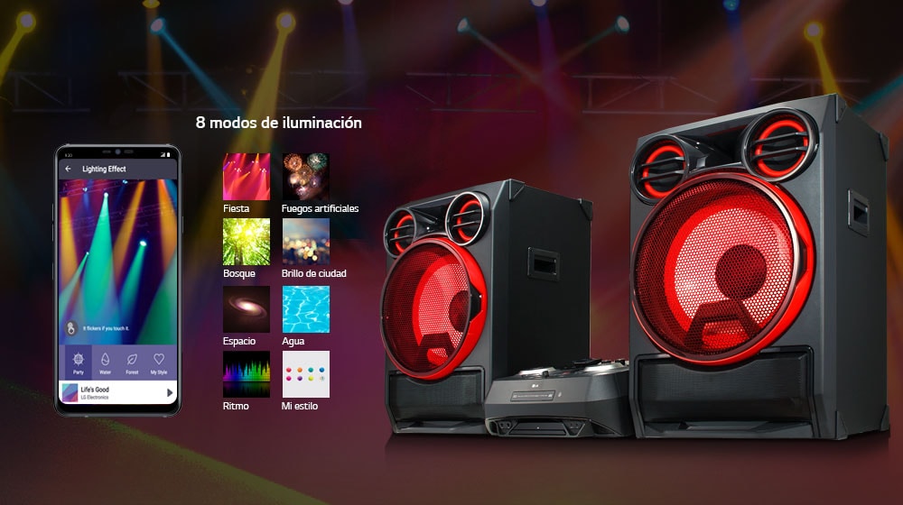 LG Minicomponente XBOOM CK99 de 5.000W RMS de Potencia | LG Ecuador