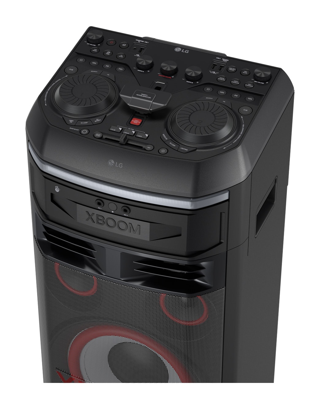 LG XBOOM OK99M | 2000W | Karaoke Star | Pro DJ Wheel | Iluminación | LG ...