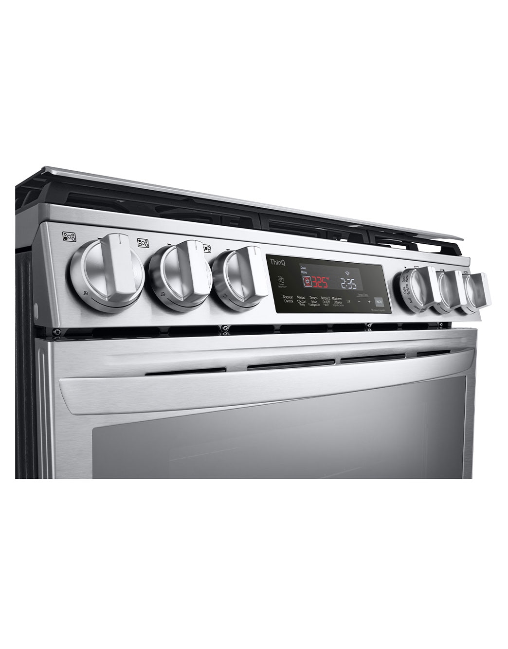 Estufa a Gas 5.8p³ LG LRGL5847S InstaView Air Fryer ThinQ