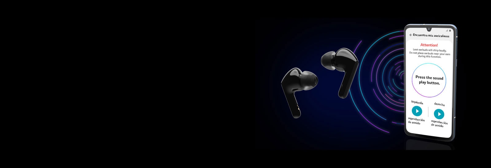 LG Audífonos Inalámbricos LG TONE Free HBS-FN4 color negro con ...