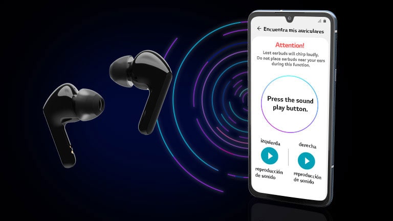 LG Audífonos Inalámbricos LG TONE Free HBS-FN4 color negro con ...