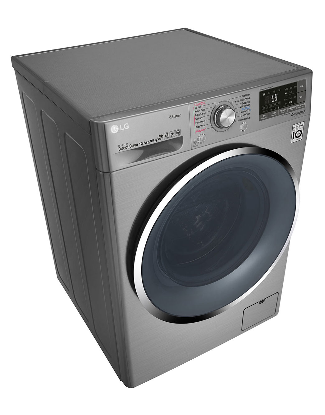 LG Lavasecadora Secadora Direct Drive Inverter con 10.5kg/6kg de ...